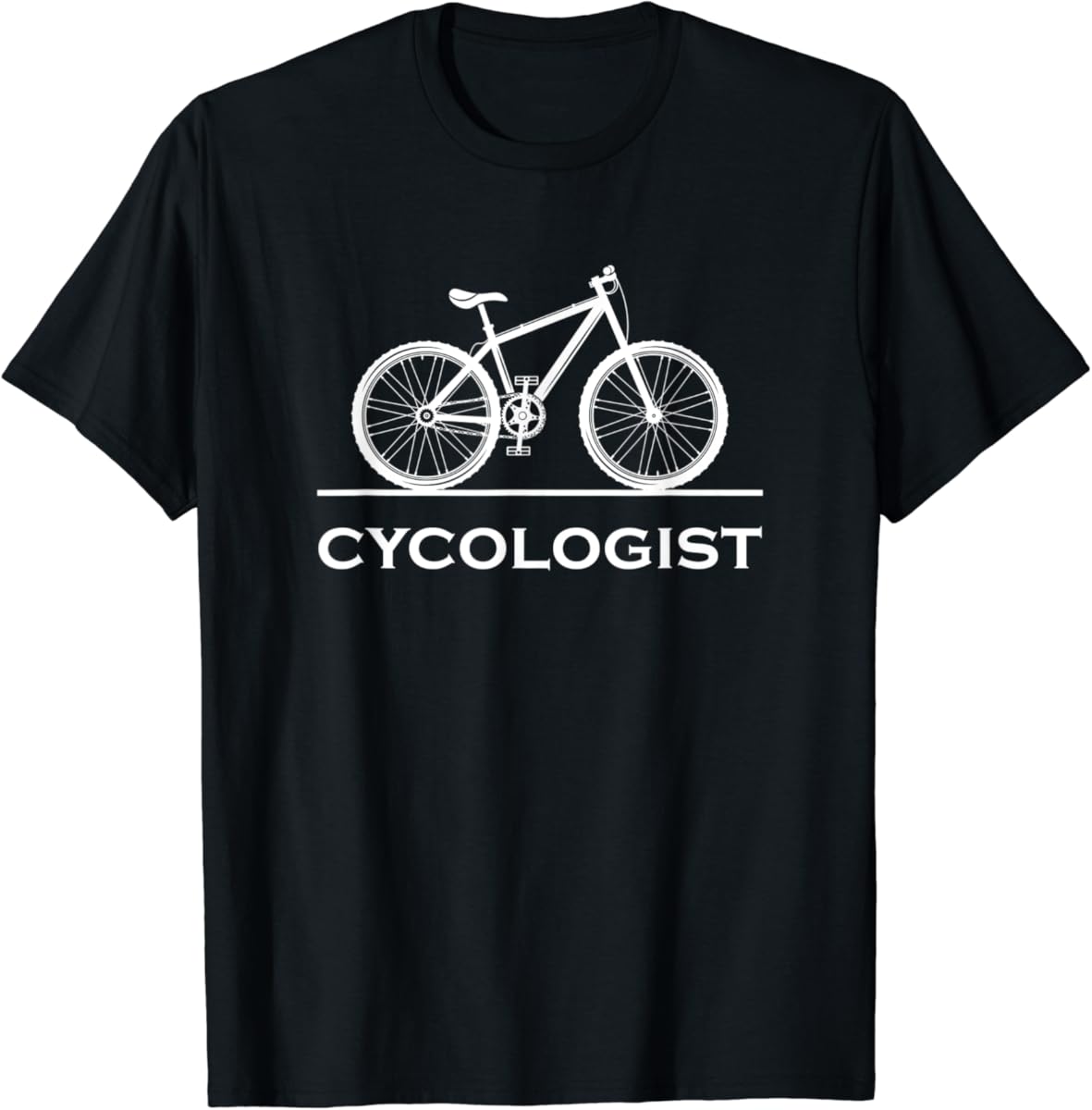 Fitzy Cycologist Shirt MTB Cycling Gift Bike Cycology T-Shirt Full Size ...