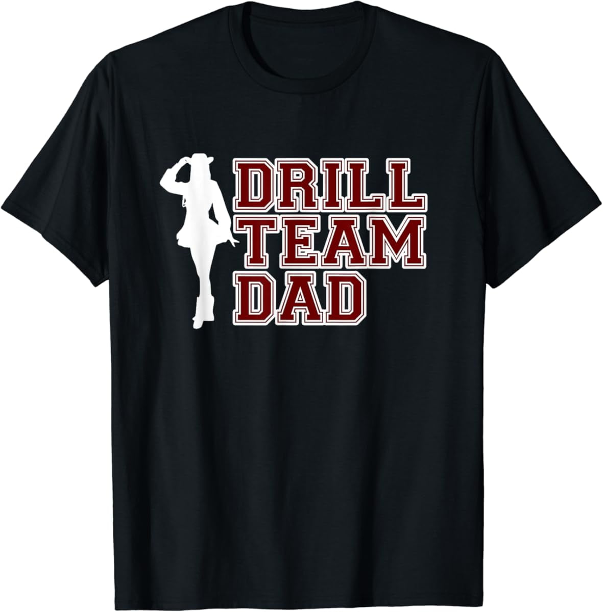 Fitzy Drill Team Dad Color - Guard Dance Cheerleading T-Shirt Full Size S-5XL - Walmart.com