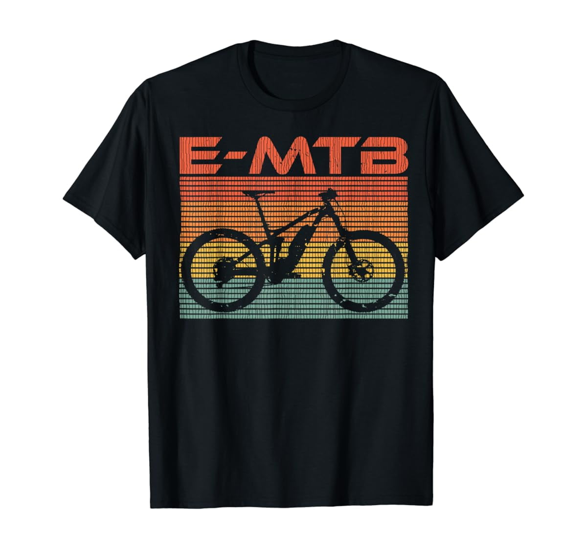 Fitzy E-MTB eBike T-Shirt Pedelec E-Bike Mountainbike Present Full Size ...