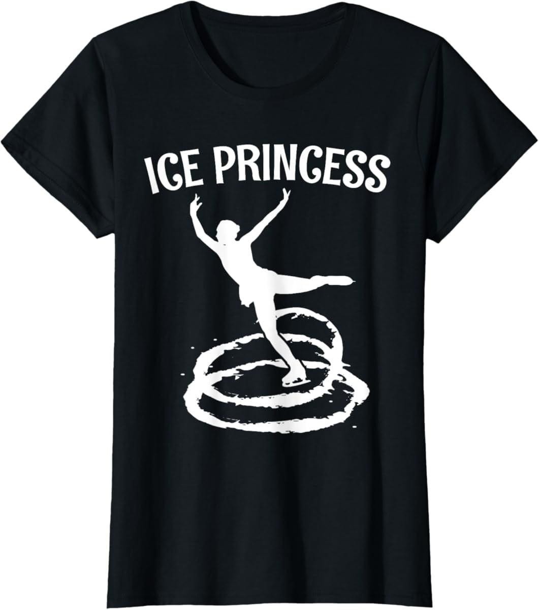 Fitzy Figure Skater Ice Princess Figure Skating T-Shirt Full Size S-5XL ...