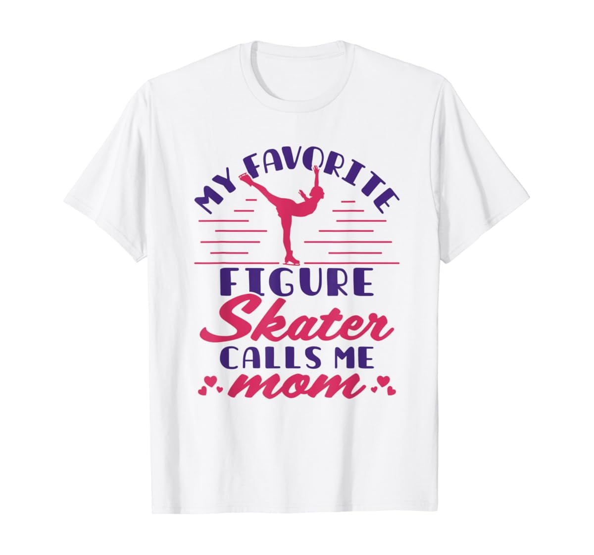 Fitzy Figure Skating Mom Cool Ice Skate My Favorite Figure Skater T ...