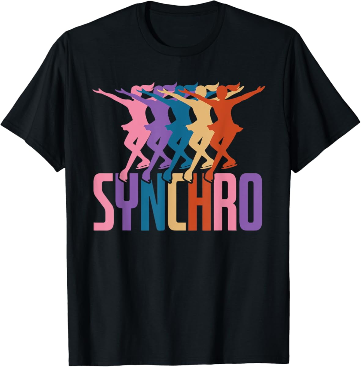 Fitzy Figure Skating Synchro Skating Artists T-Shirt Full Size S-5XL - Walmart.com