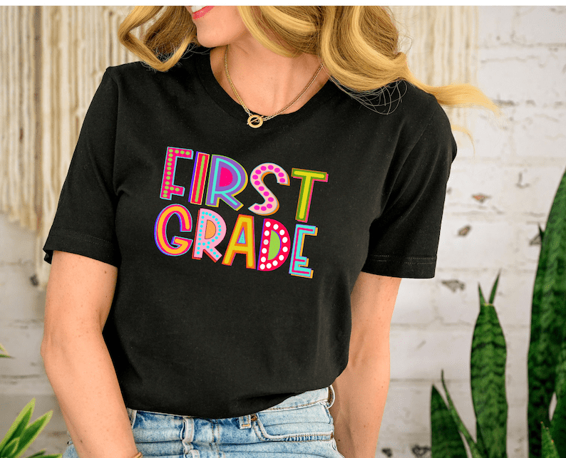 Fitzy , First Grade Team Shirt, First Grade Teacher Shirt, 1st Grade ...