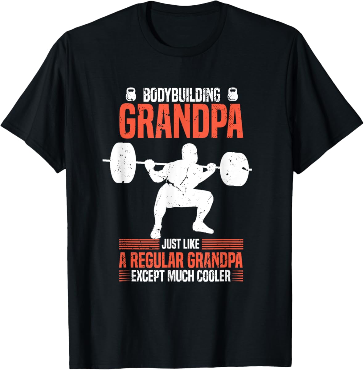 Fitzy Gym Bodybuilding Grandpa Fitness Grandfather Fitness Workout T ...