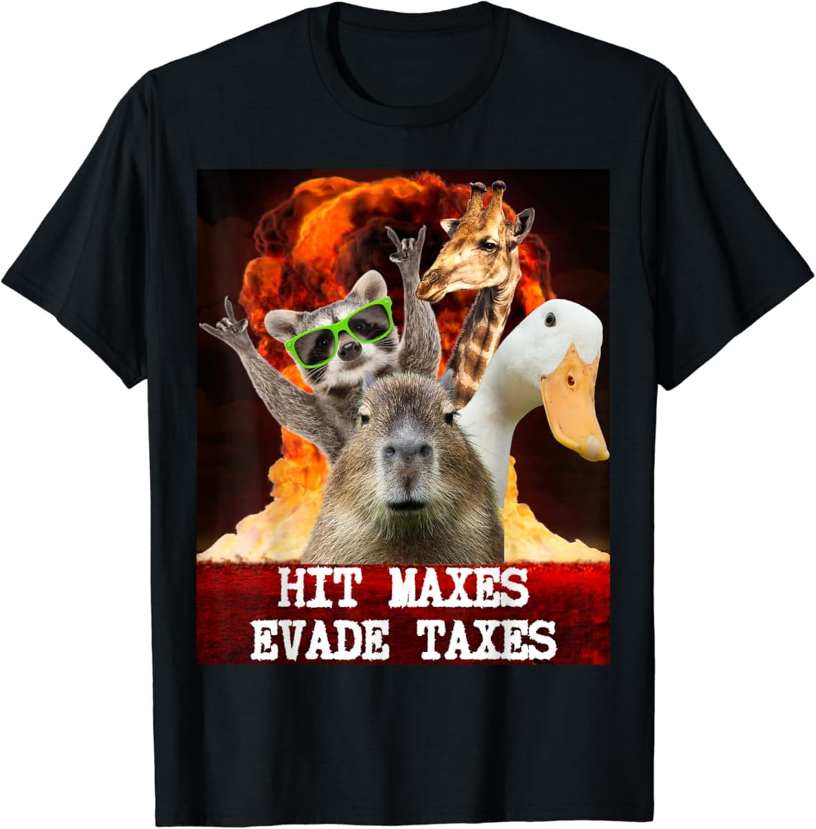 Fitzy Gym Weightlifting Hit Maxes Evade Taxes Workout T-Shirt Full Size S-5XL - Walmart.com