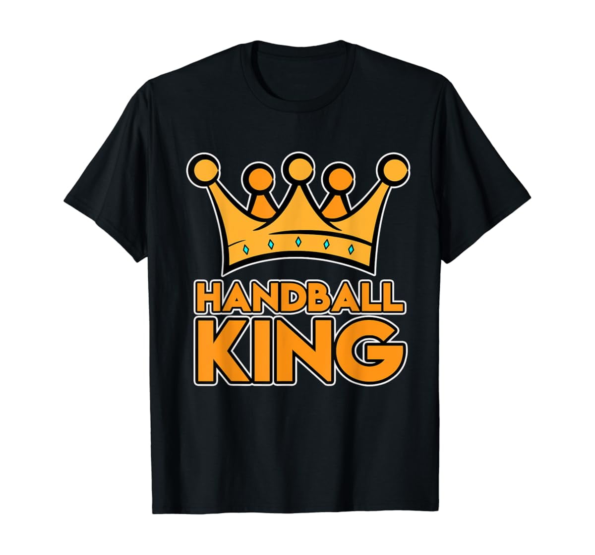 Fitzy Handball Shirt for Sports Fan - Handball King T-Shirt Full Size S ...