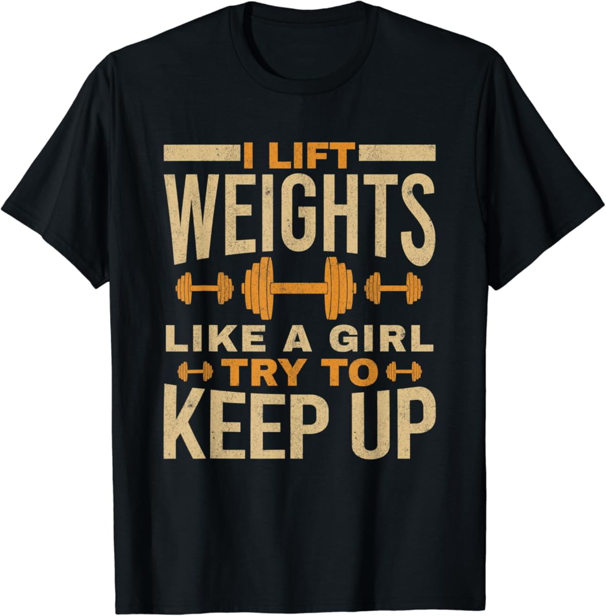 Fitzy I Lift Weights Like A Girl Gym Workout Bodybuilding Women T-Shirt ...