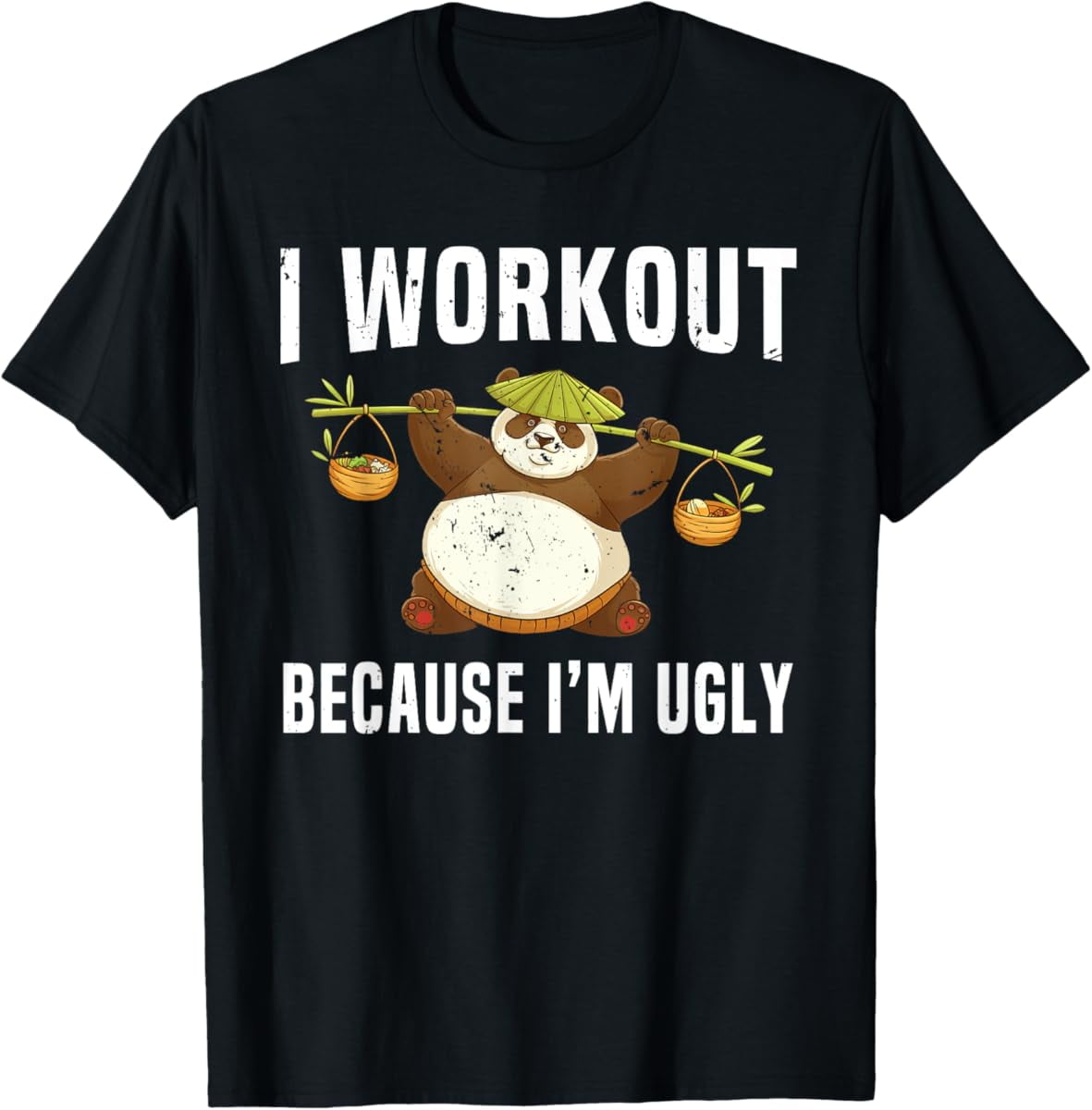 Fitzy I Workout Because I'm Ugly Humor Gym Fitness Lovers T-Shirt Full Size S-5XL - Walmart.com