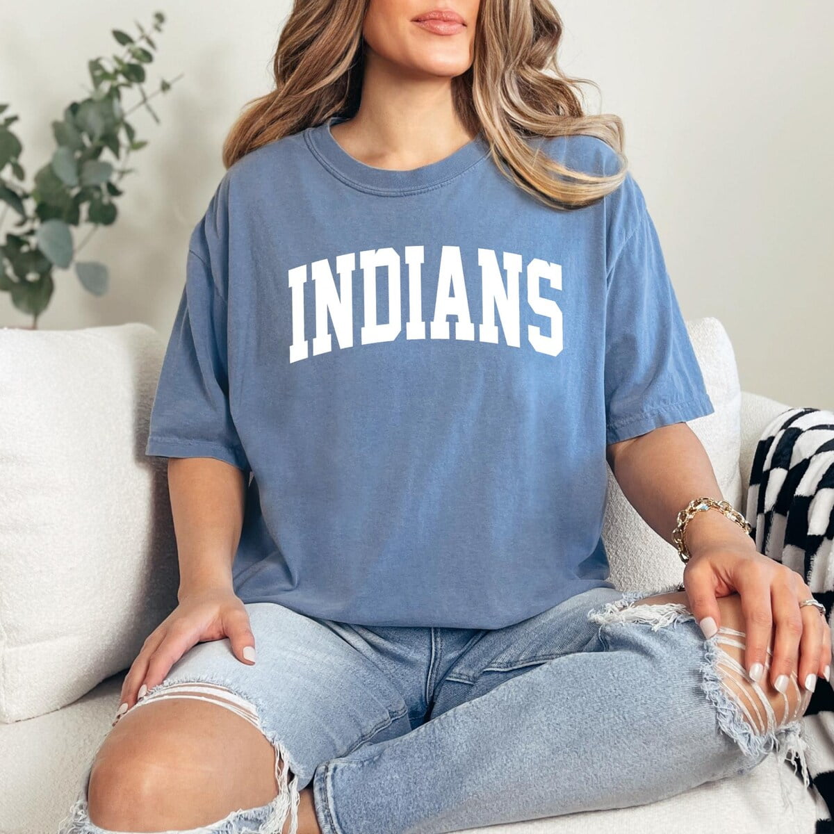 Fitzy , Indians Shirt, Indians Team Mascot Shirt, Indians Mascot Shirt ...