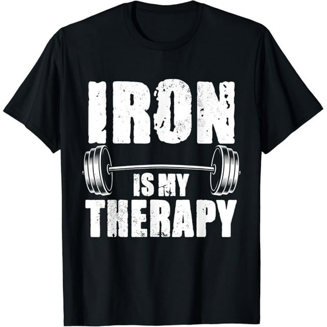 Fitzy Iron is my therapy weightlifting powerlifting bodybuilding T ...