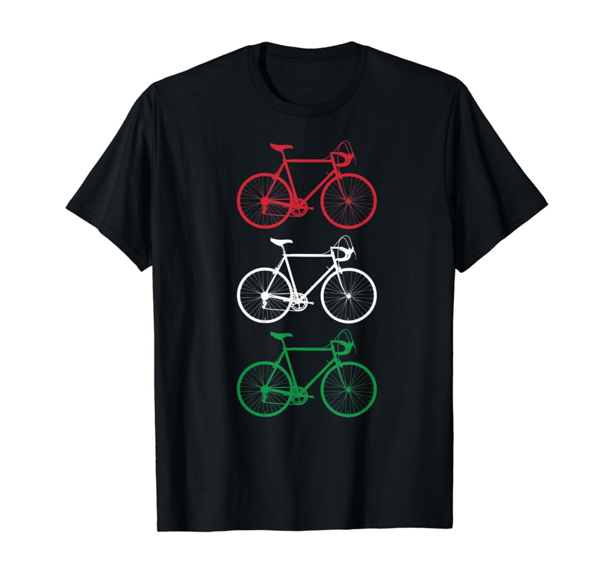 Fitzy Italian Italy Flag Cycling Vintage Bicycles Gift T-Shirt Full ...