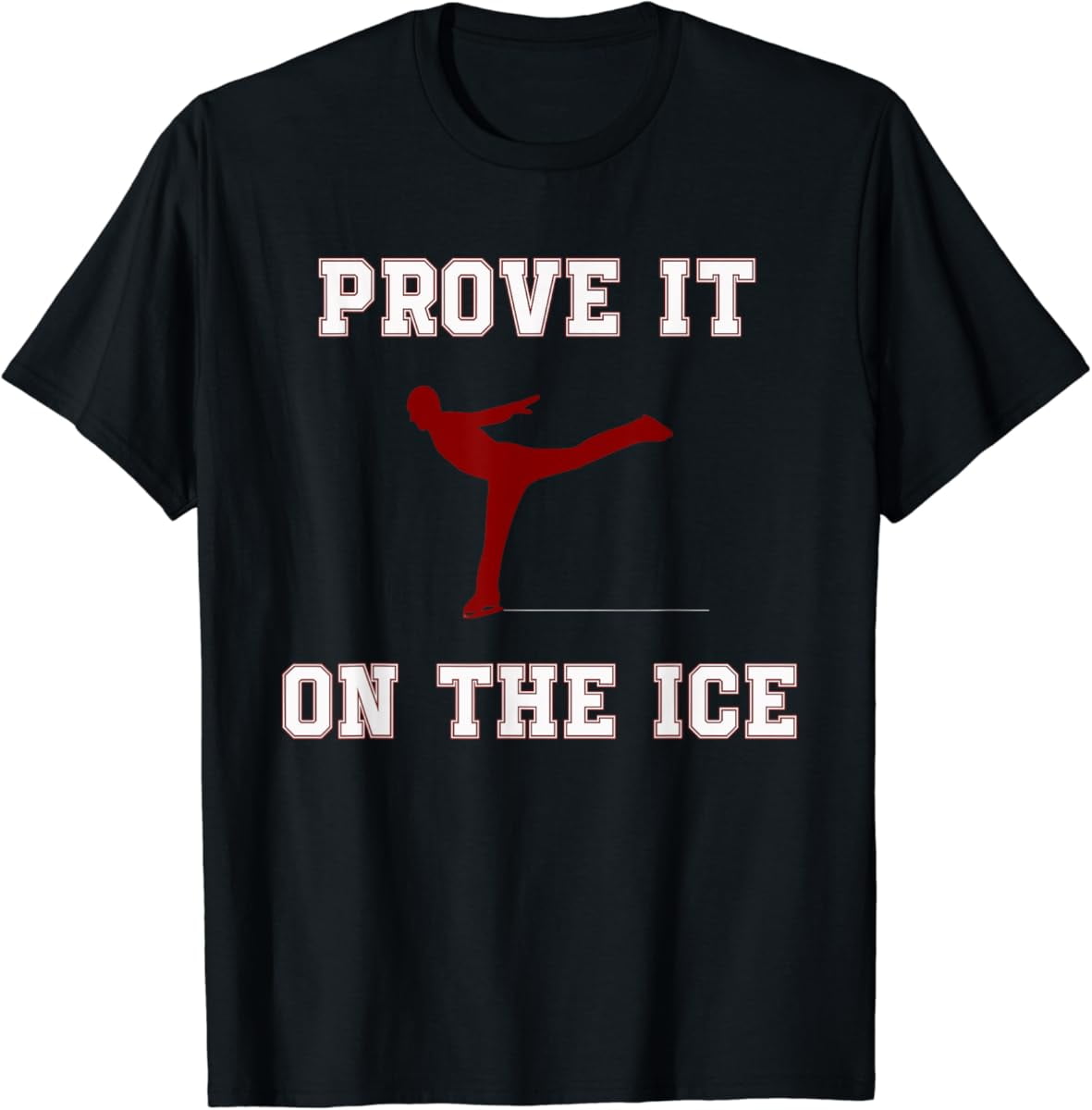 Fitzy Men's Ice Skating Live on Edge Figure Skating T-Shirt Full Size S-5XL - Walmart.com