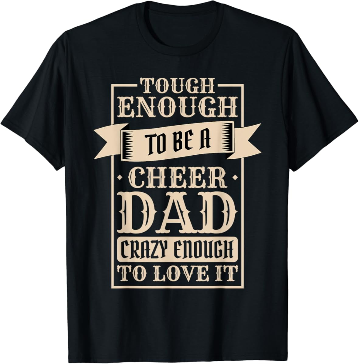 Fitzy Mens Cheer Dad Design for Cheerleading and Cheerleader Father T ...