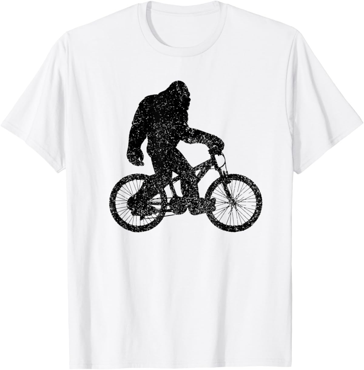 Fitzy Mountain Bike Bigfoot MTB Biking Cycling Biker Gift T-Shirt Full ...