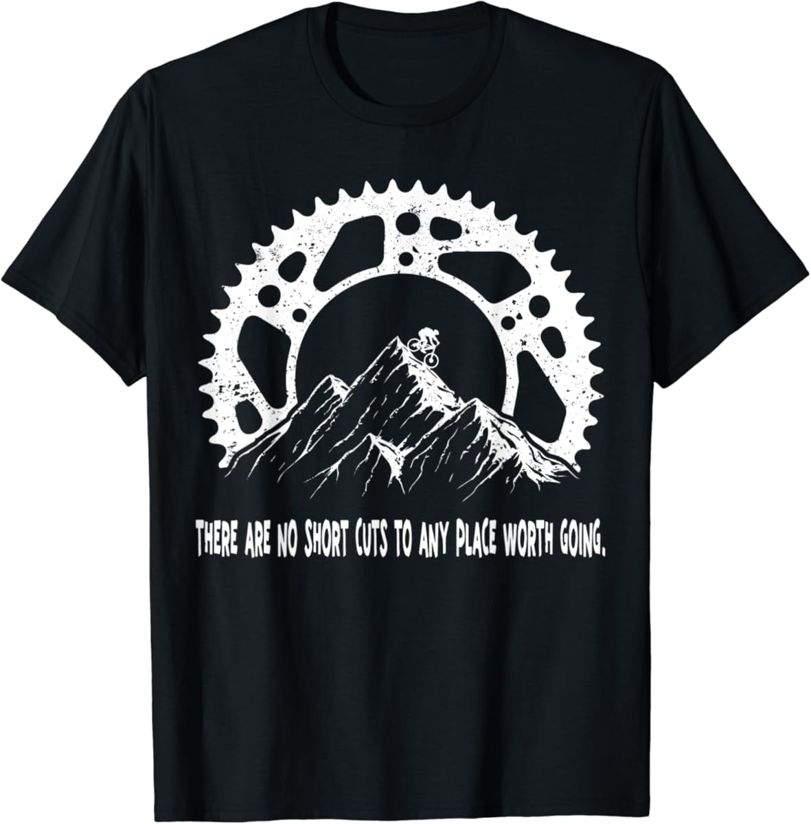 Fitzy Mountainbike MTB Downhill Bicycle Cycling Bike T-Shirt Full Size ...