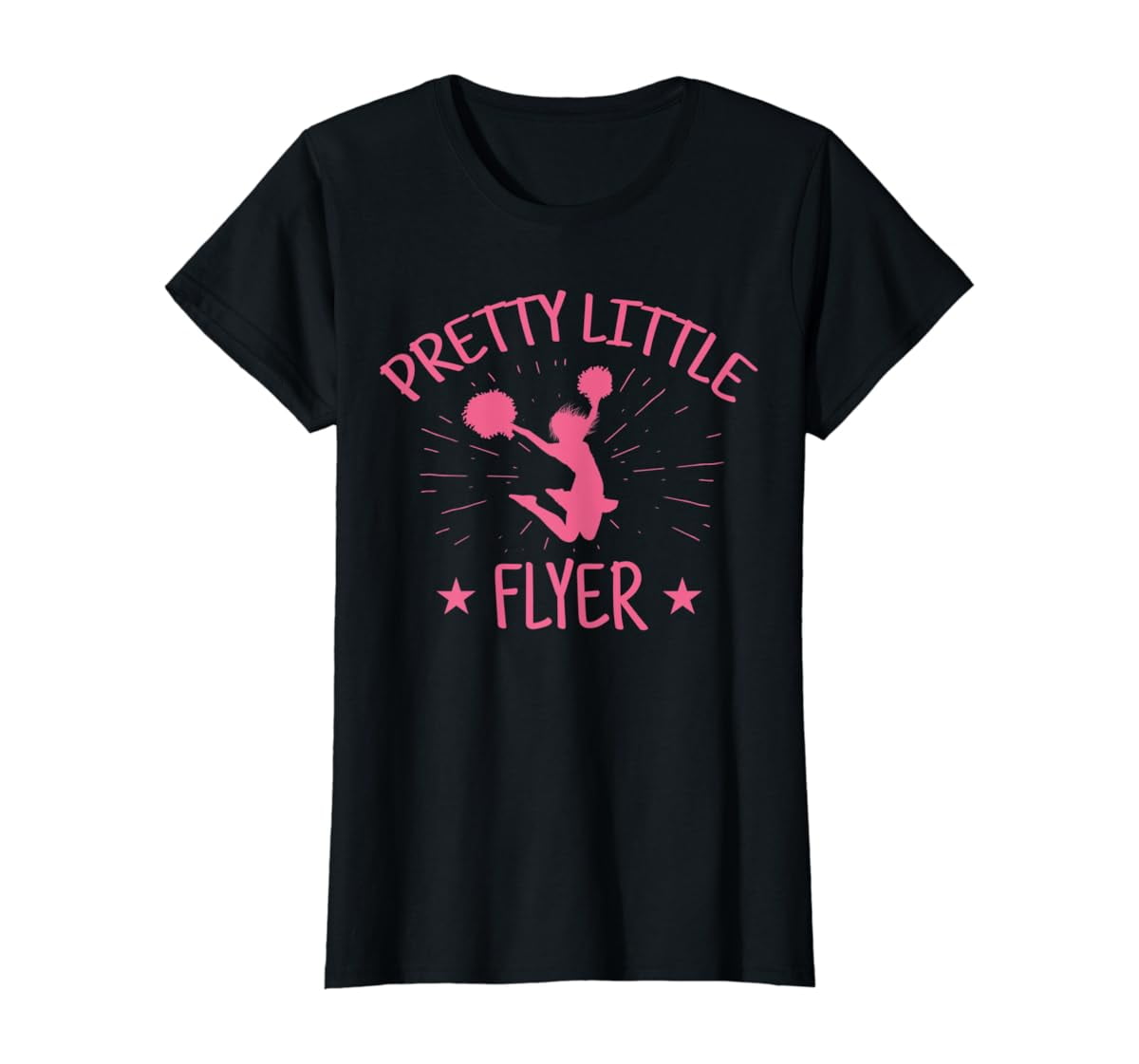 Fitzy PRETTY LITTLE FLYER T-Shirt Cheerleader Love Mom Girls Gift Full ...
