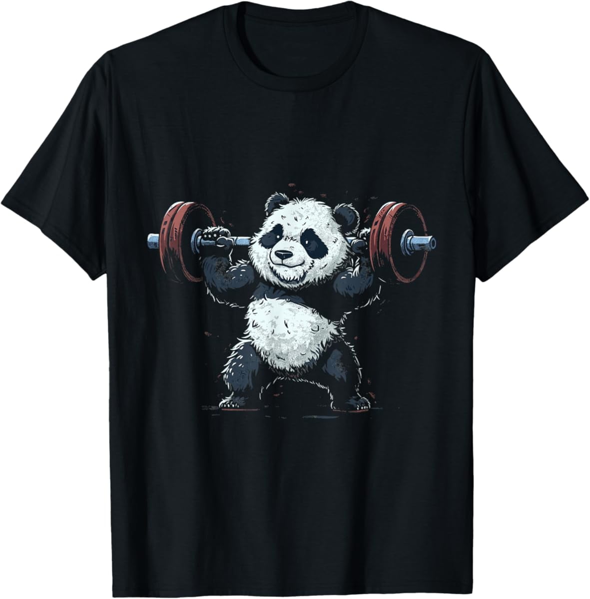 Fitzy Panda Bear Gym Workout Training Weightlifting T-Shirt Full Size S ...