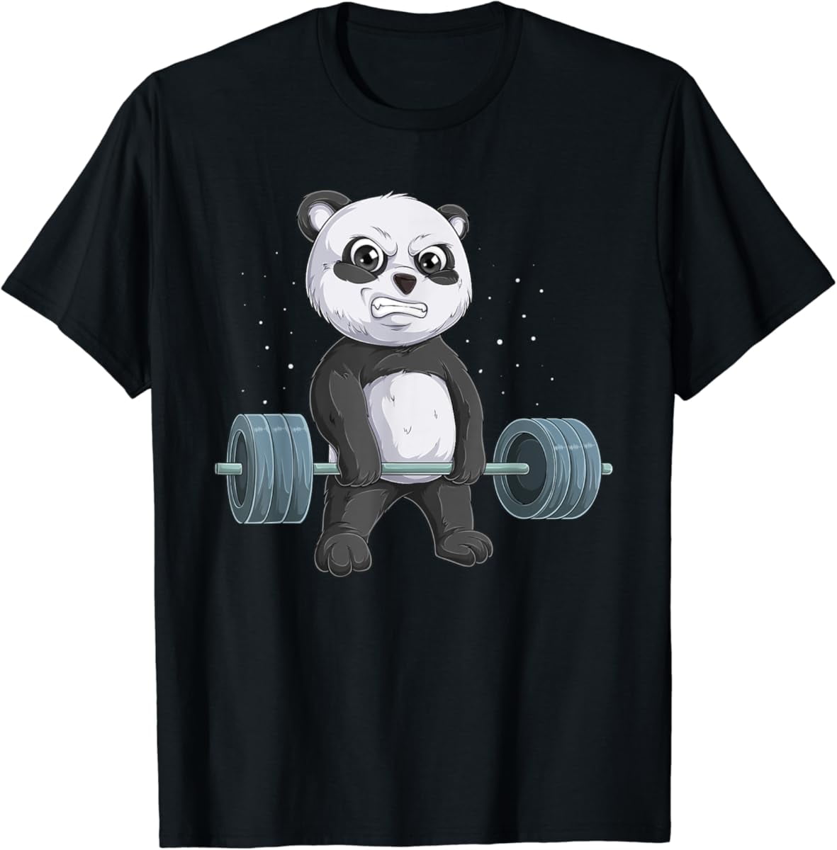 Fitzy Panda Bear Weightlifting Deadlift Men Fitness Gym T-Shirt Full ...