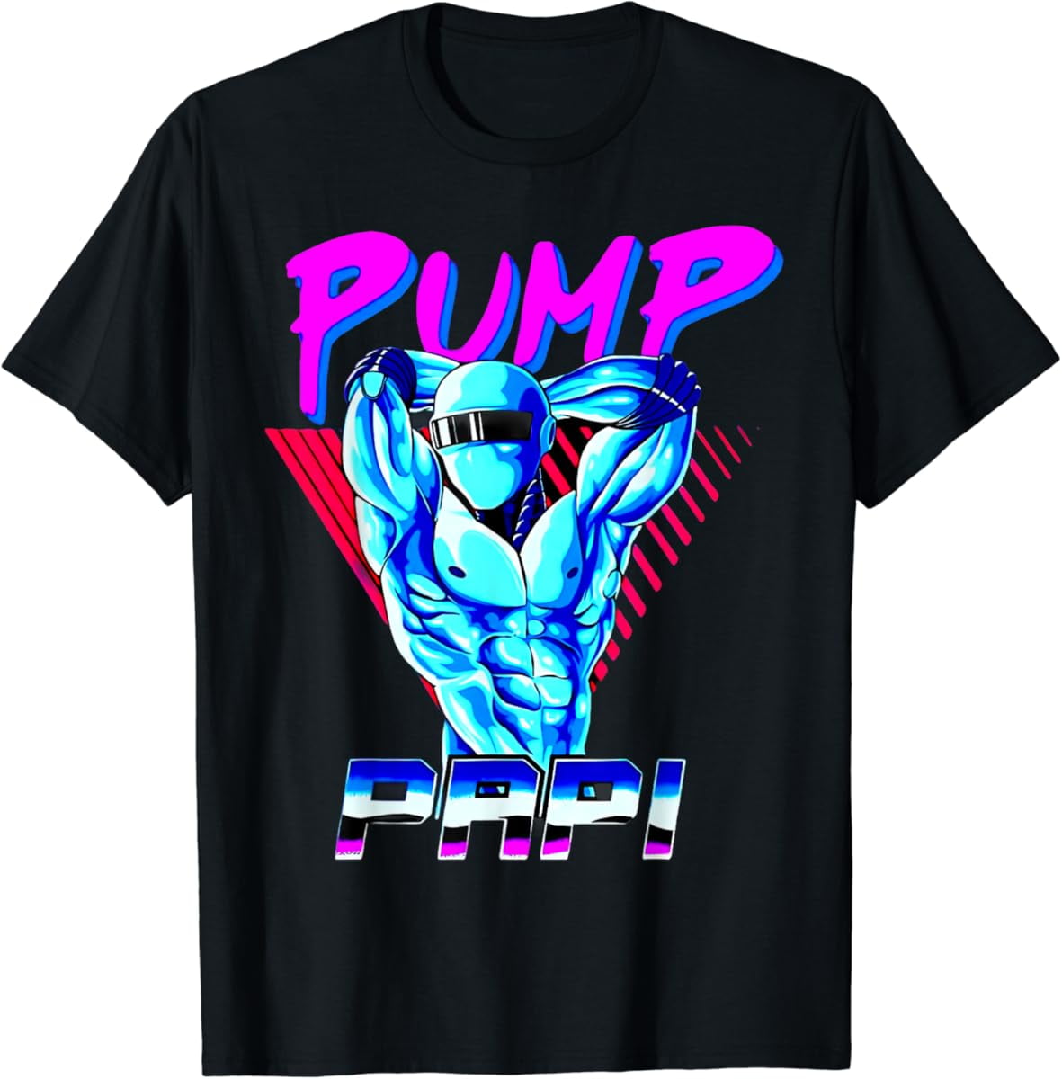 Fitzy Pump Papi Powerlifting Bodybuilding Fitness Training Design T ...