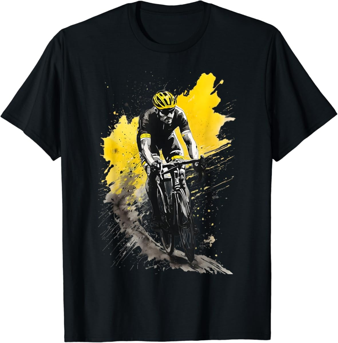 Fitzy Racing Cyclist On Road Bike T-Shirt Full Size S-5XL - Walmart.com