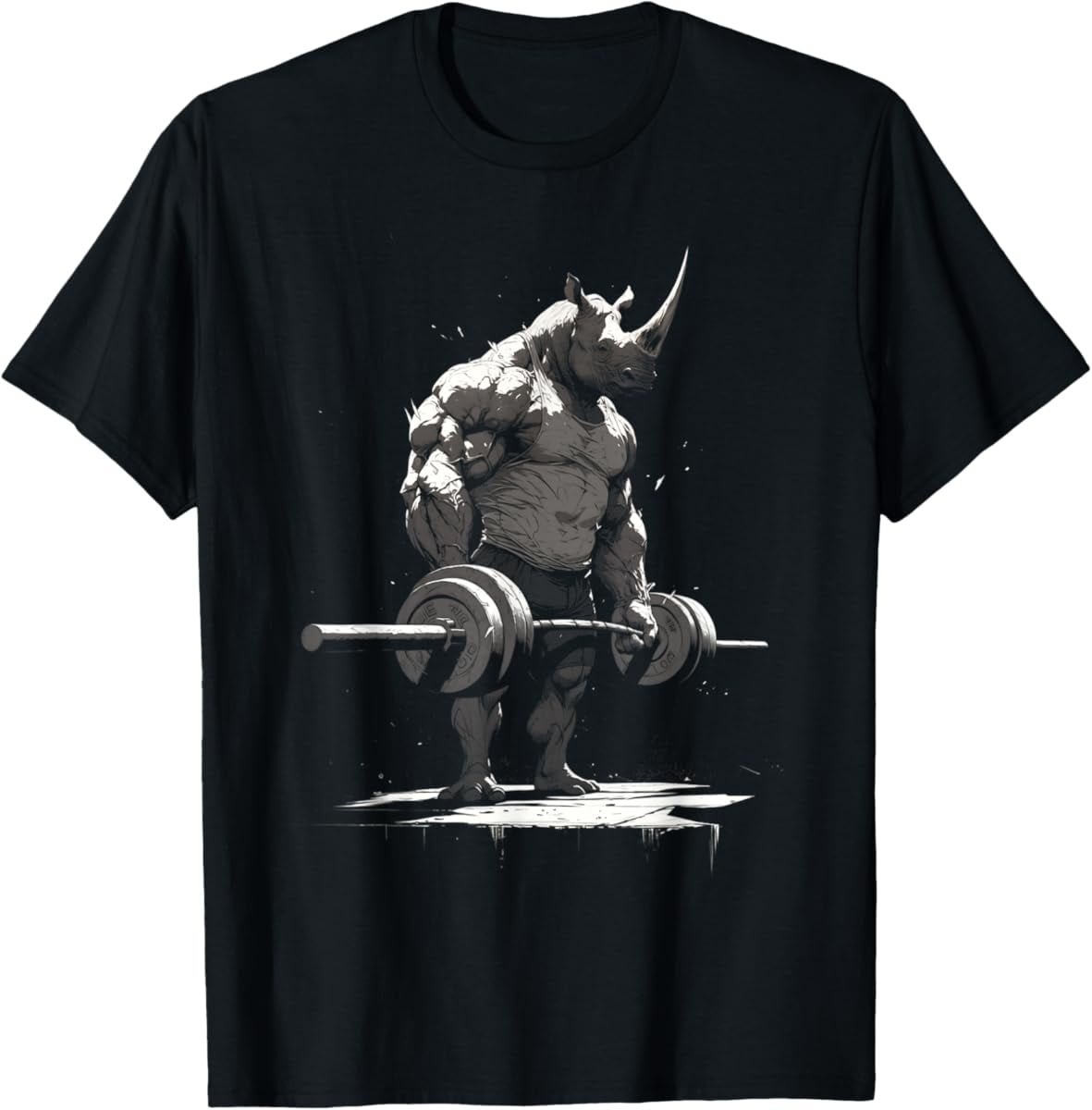 Fitzy Rhino Weightlifting Powerlifting Beast Gym Gear Workout T-Shirt Full Size S-5XL - Walmart.com