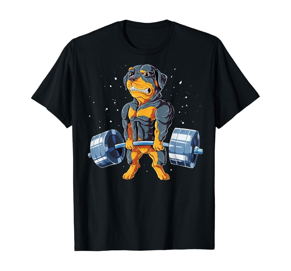 Fitzy Rottweiler Weightlifting Deadlift Men Fitness Gym Gift T-Shirt ...