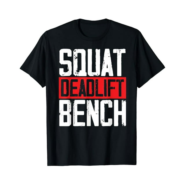 Fitzy Squat Deadlift Bench Weightlifting Powerlifting Bodybuilder T ...
