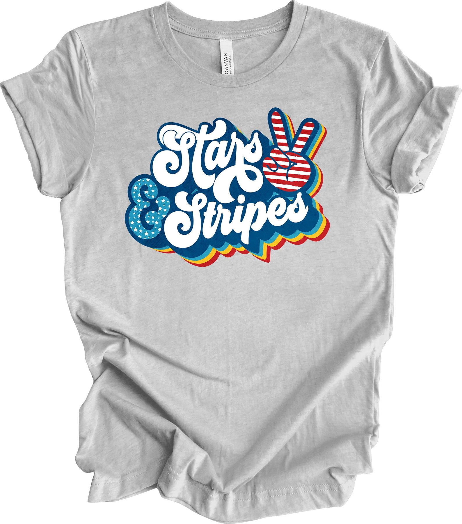 Fitzy Stars And Stripes, 4th Of July, Unisex Soft Tee Shirt, Plus Sizes ...