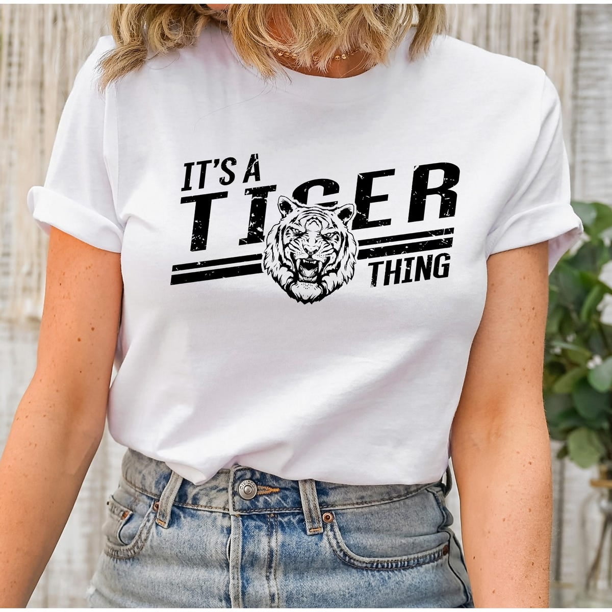 Fitzy Tiger Thing Shirt, Team Mascot Shirt, Tiger Team Shirt, Tiger Team Spirit Shirt, Tiger ...