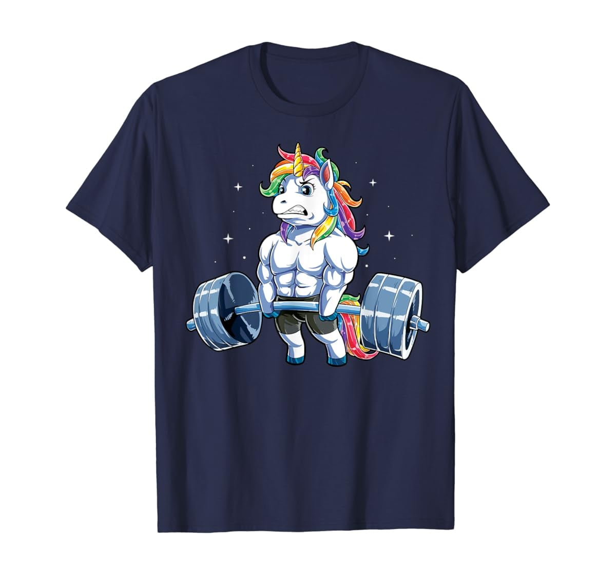 Fitzy Unicorn Weightlifting T shirt Deadlift Fitness Gym Women Tee Full ...
