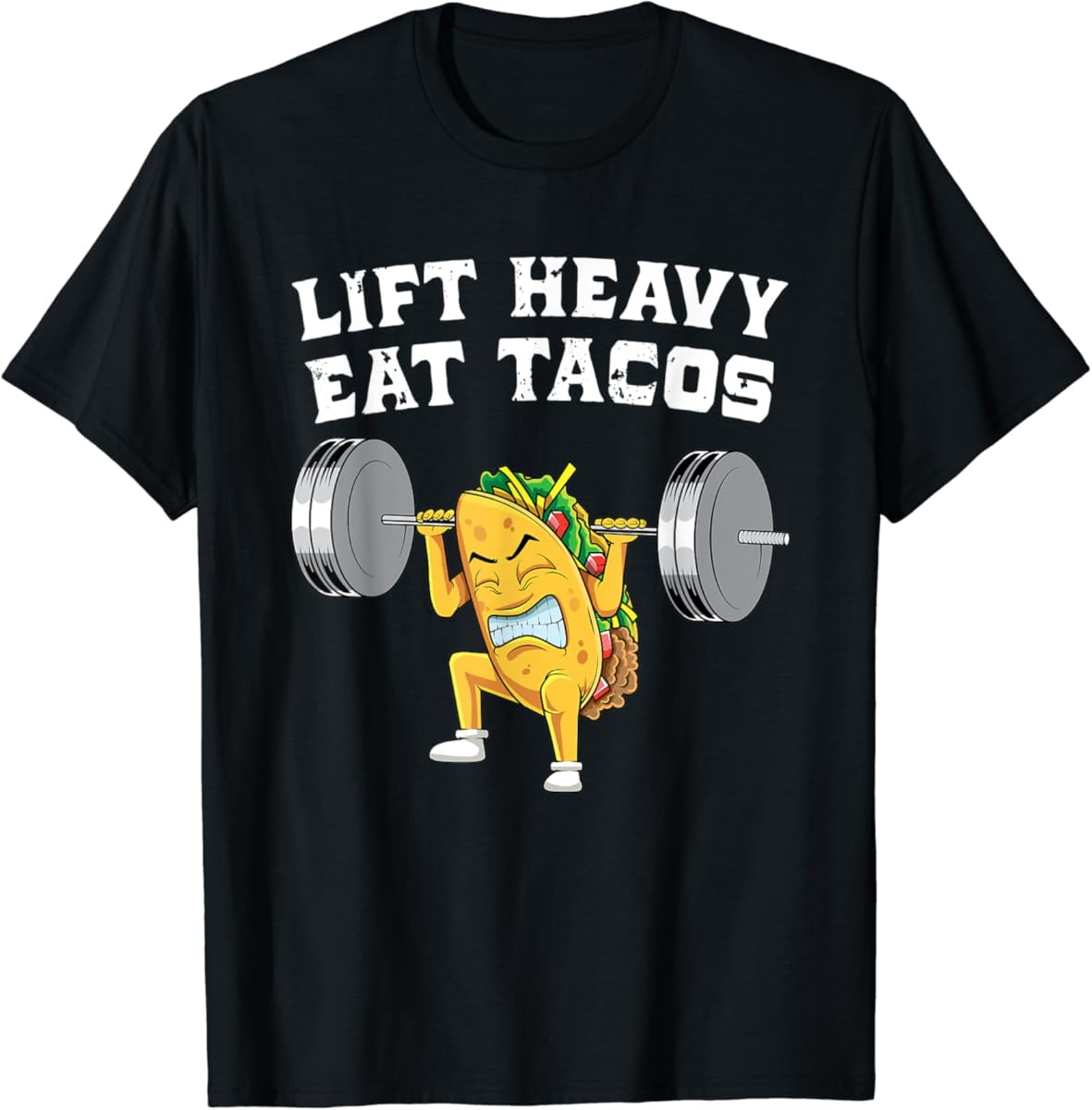 Fitzy Weightlifting Taco Lover Gift | Love Squats Exercise T-Shirt Full Size S-5XL - Walmart.com