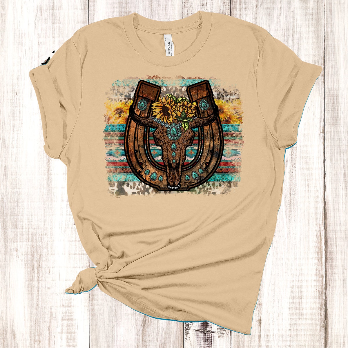 Fitzy Western Bull Skull, Floral Horseshoe, Country Horseshoe, Wester ...