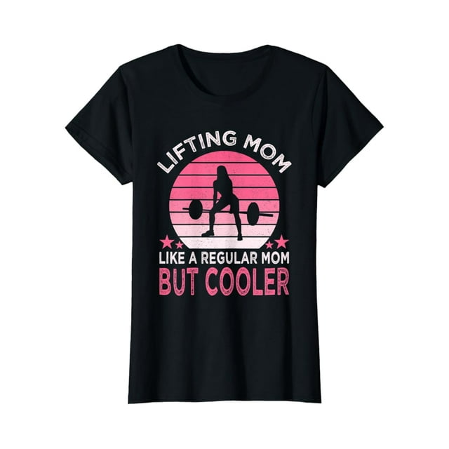 Fitzy Womens Weightlifting Workout Fitness Deadlift Lifting mom T-Shirt Full Size S-5XL ...