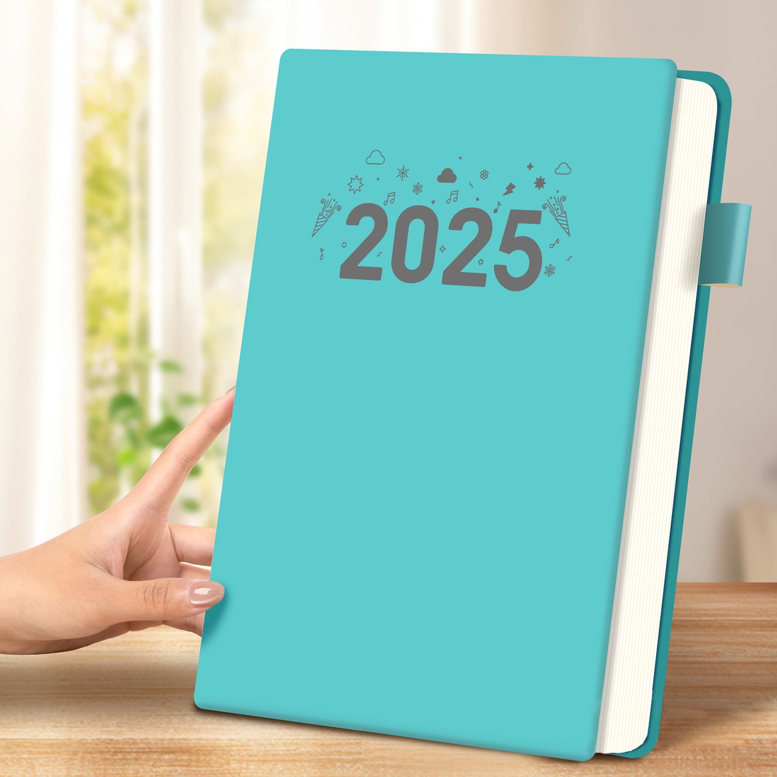 Fiudx 2025 Weekly Planner Notebook Hardcover 2025 Calendar Planner with ...