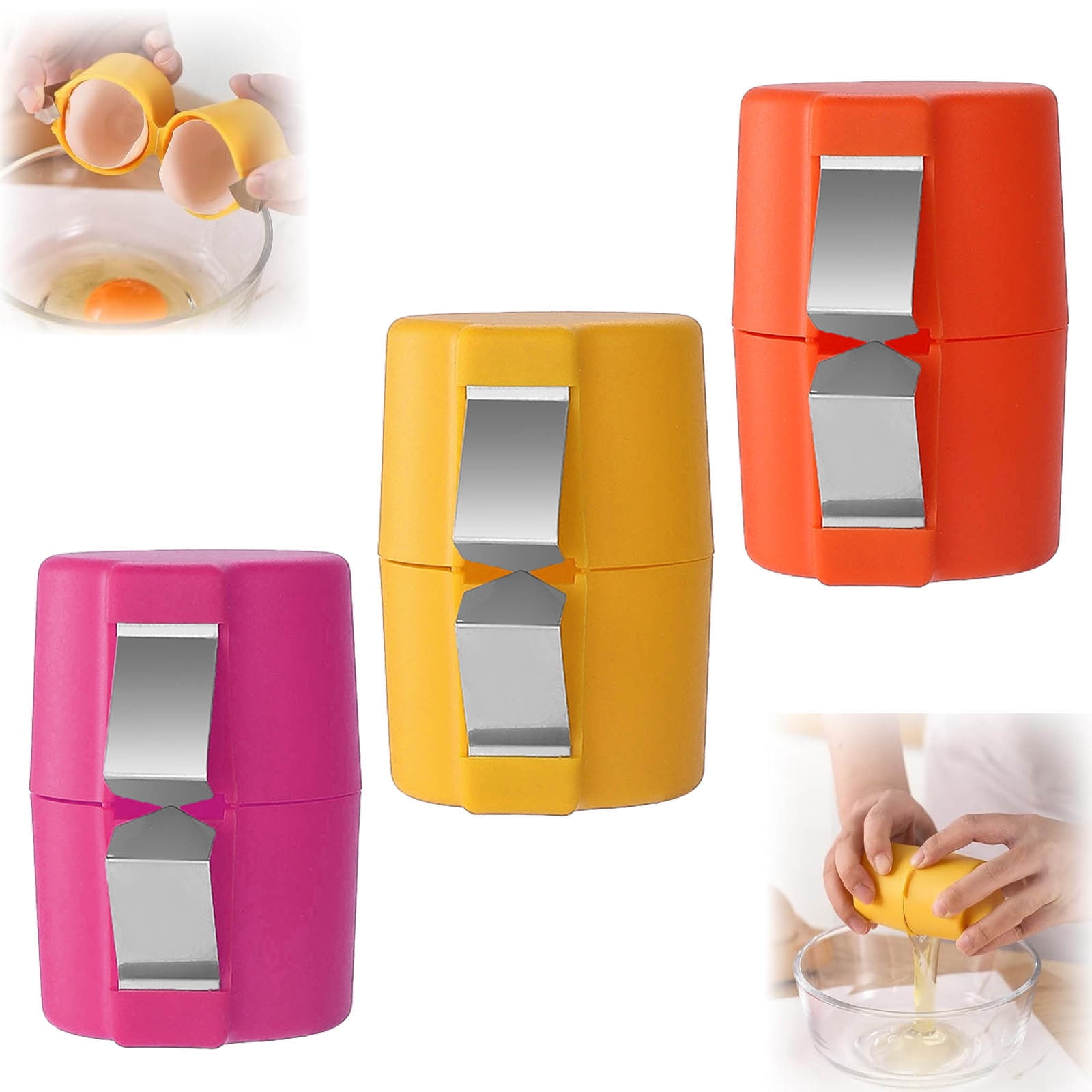Fiudx Egg Cracker Tools 3PCS 2024 New Egg Shell Opener Protable ...