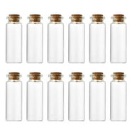 48 Pack 10ml Create A Message In A Bottle Kit, Bulk Small Glass Cork ...