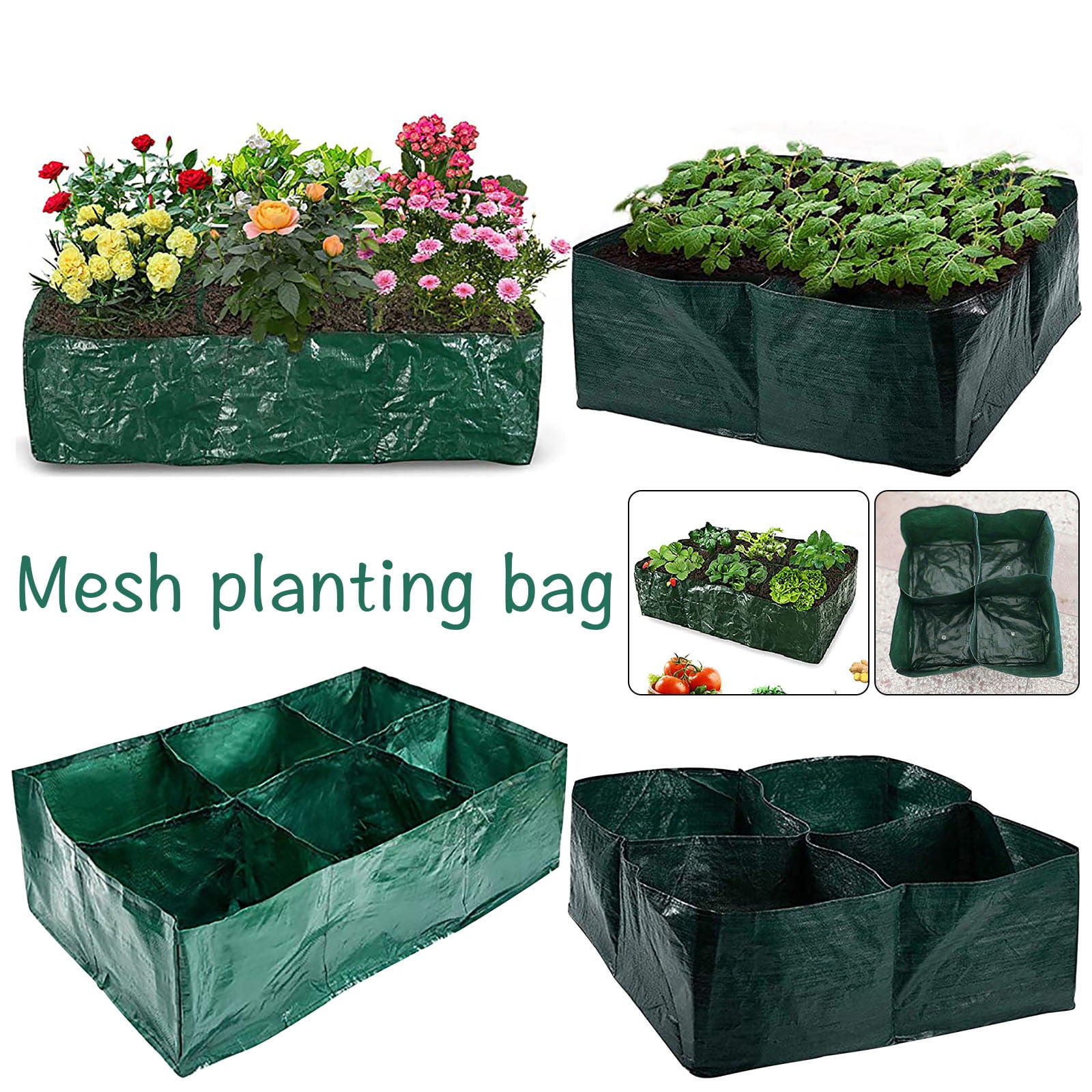 Fiudx Potato Grow Bags Multi Planting Bag Fou Garden Planting Bed Pe ...