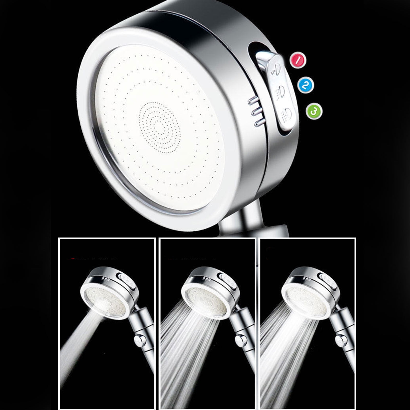 Fiudx Shower Head With Handheld Shower High Pressure Handheld