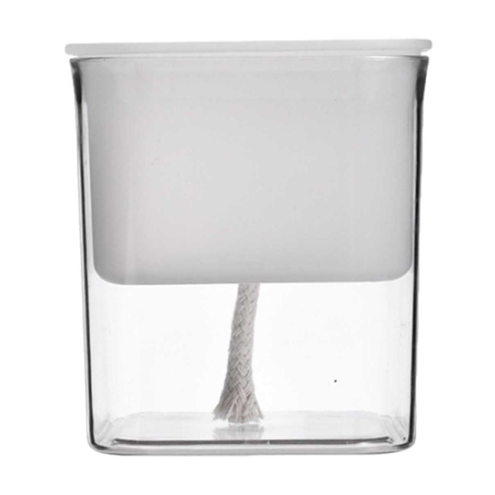 Fiudx Transparent Automatic Water Absorption Squares Flowerpot ...