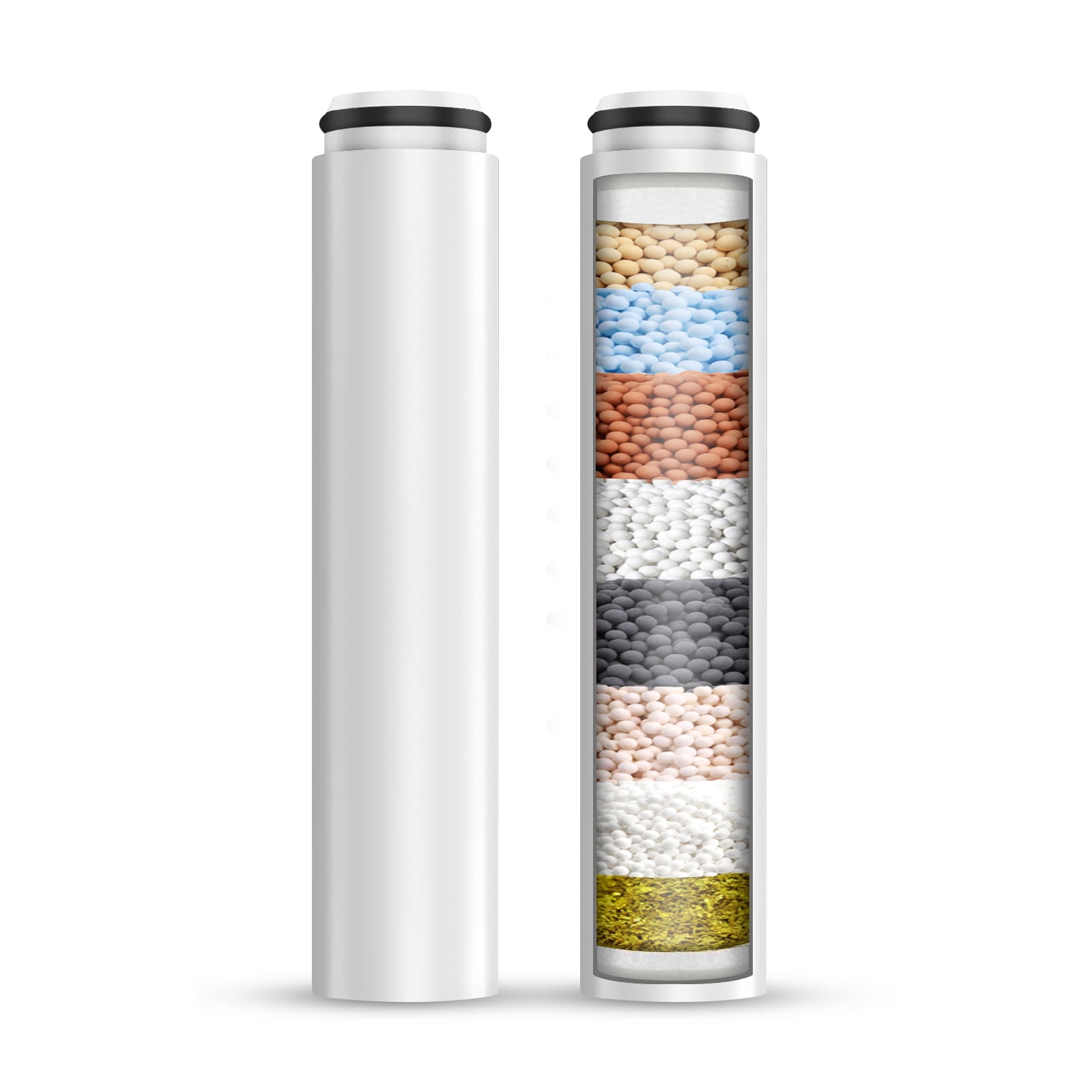 Fiuion 2 Pack Replacement Filters for Handheld Shower Head - Water ...