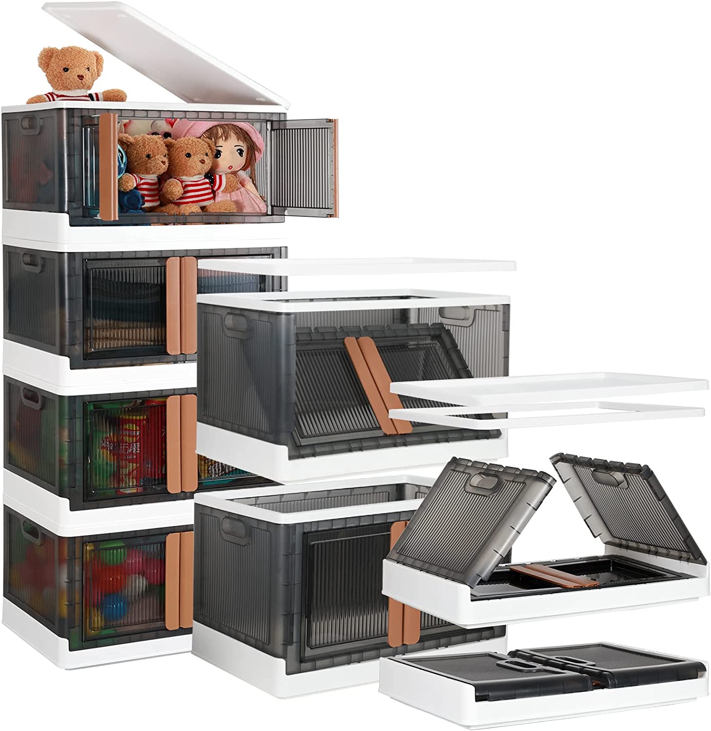 Pen+Gear Plastic Desktop Book Organizer Bin, Black - Walmart.com