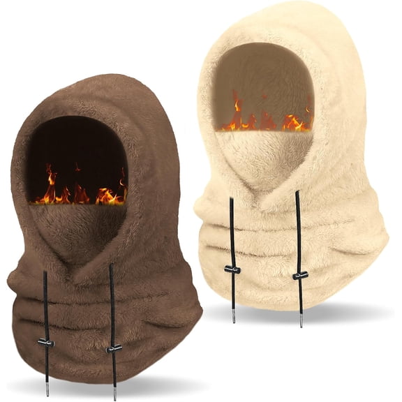 Balaclava Fleece Ski Mask for Men Women with Face Cover, Water ...