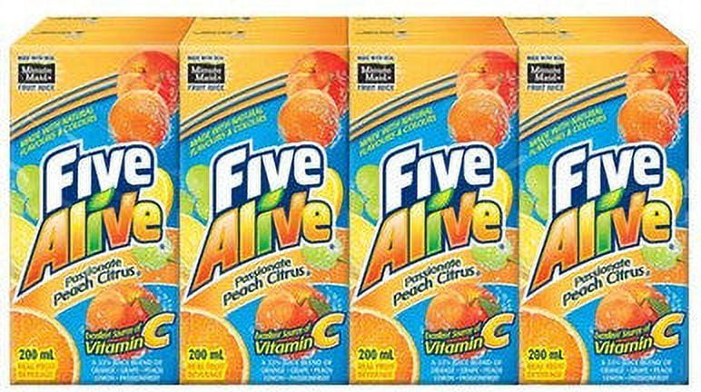 Five Alive Peach Citrus Juice Box (8ct), 200ml/6.7 fl. oz - Walmart.com