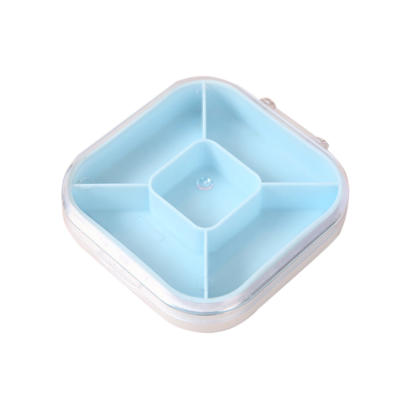 Five-Compartment Unique Shaped Portable Vitamin Box, Colorful Daily ...