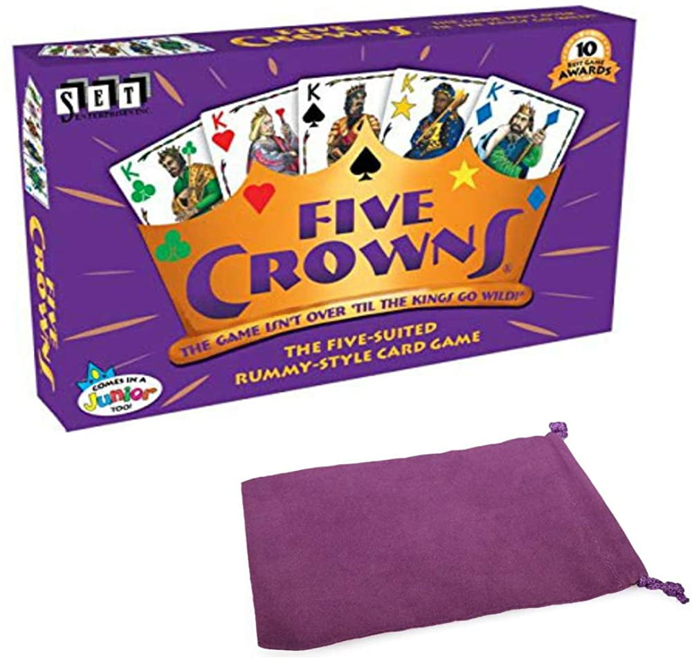 Five Crowns Card Game Bundle with Drawstring Bag - Walmart.com