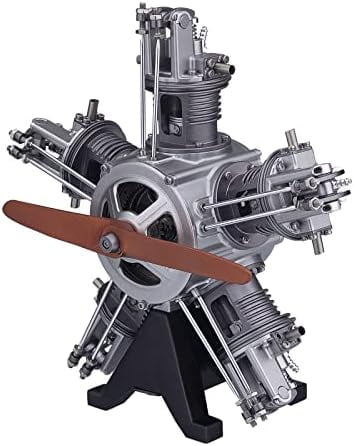 Five-Cylinder Radial Engine Kits That Runs, 1:6 Aircraft Engine ...