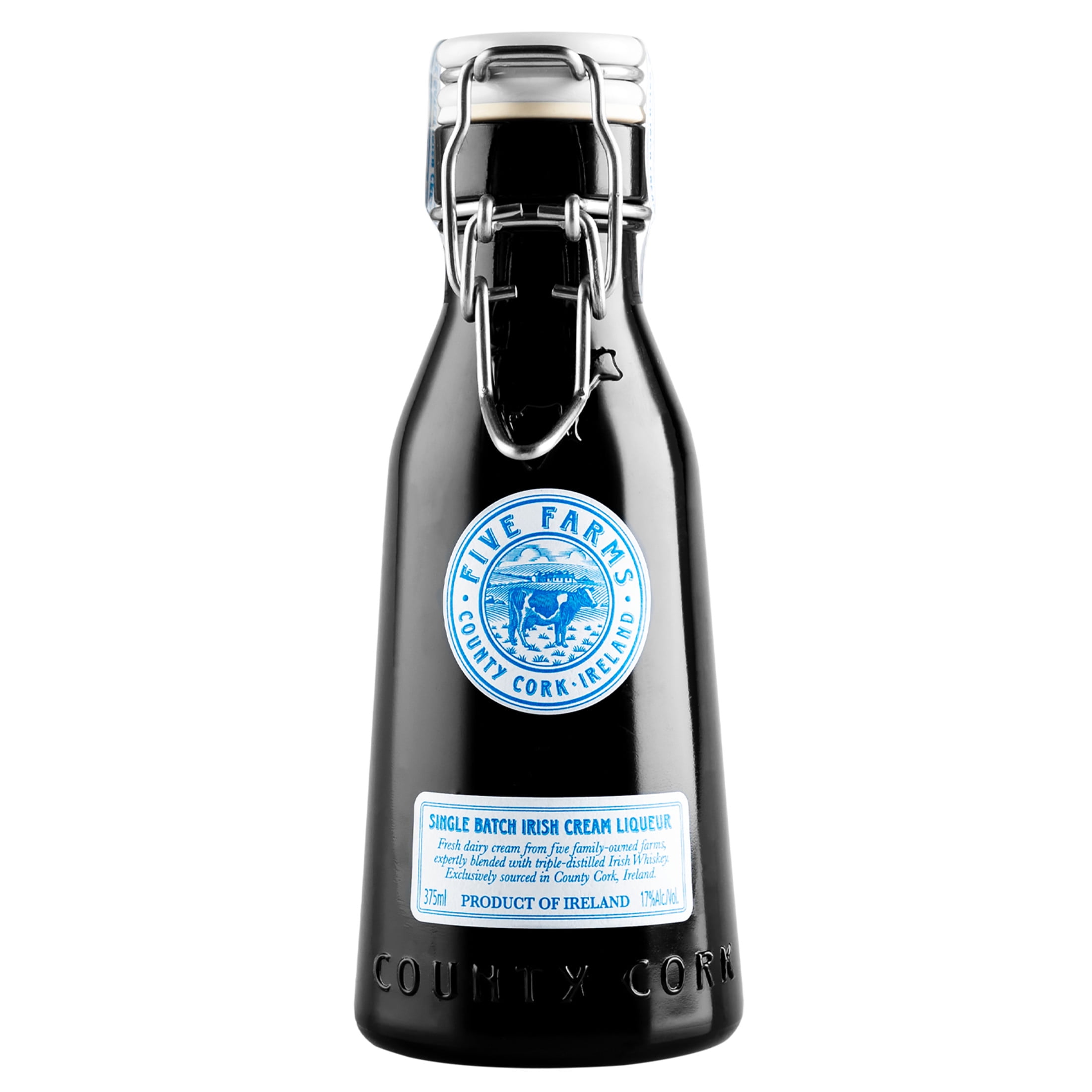 Five Farms Irish Cream Liqueur, Single Batch, 1 - 375ml Glass Bottle ...