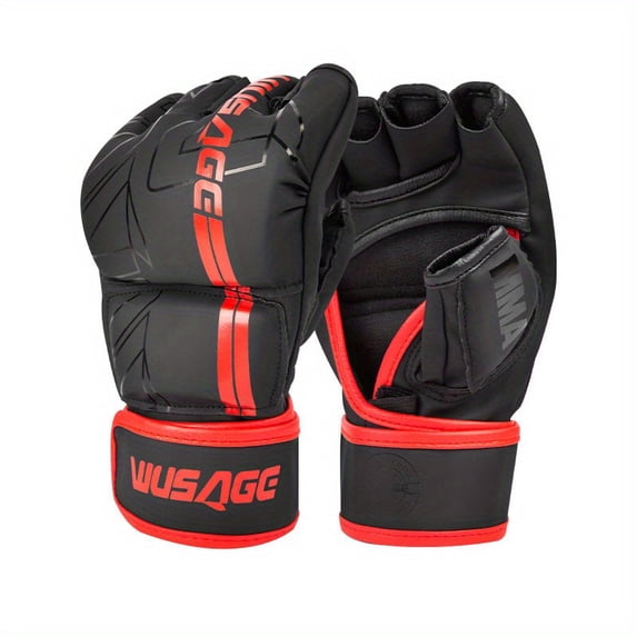 Five Finger Boxing Gloves for Men | Durable Faux Leather with Wrist ...