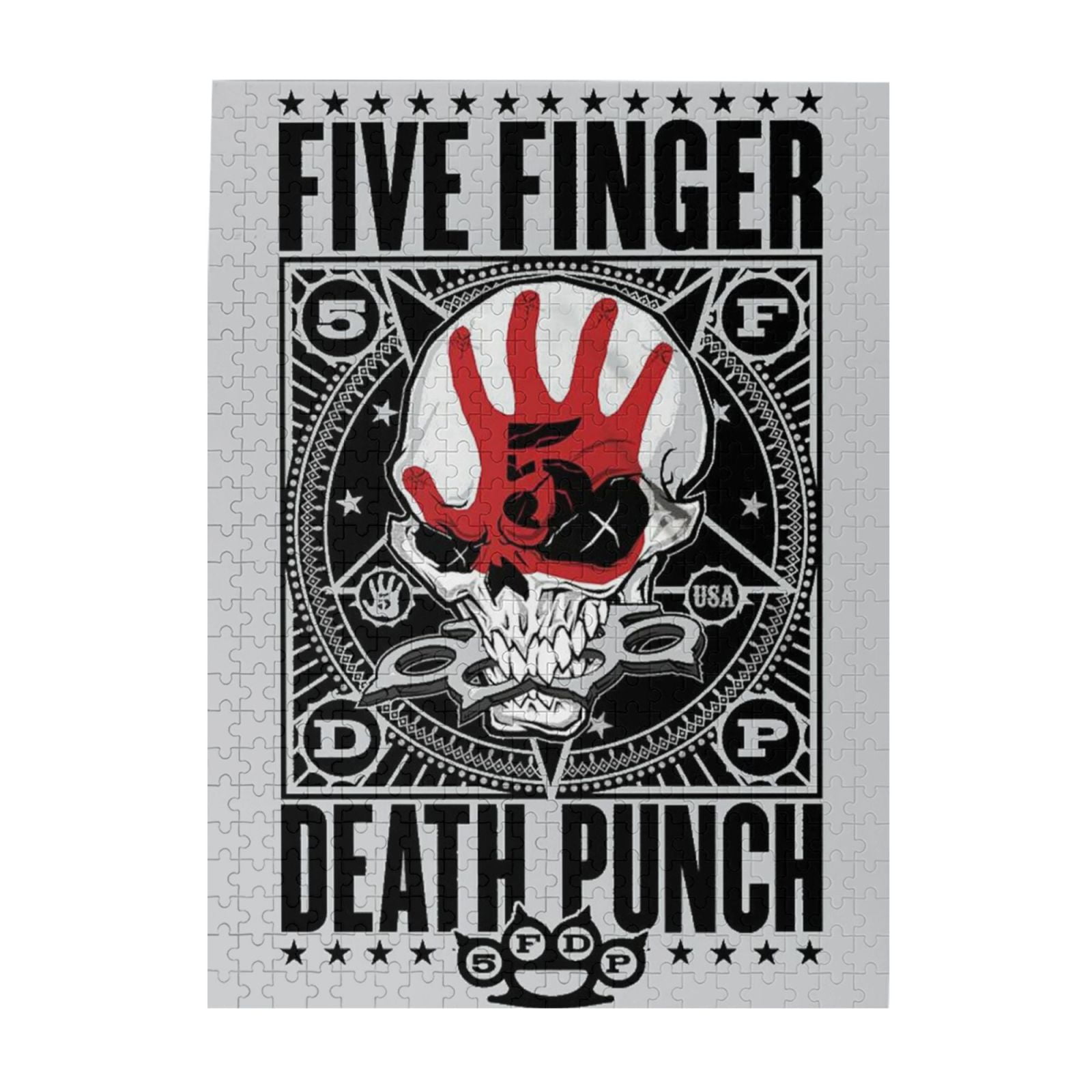 Five Finger Death Punch 5fdp 500 Pieces Wooden Jigsaw Puzzle ...
