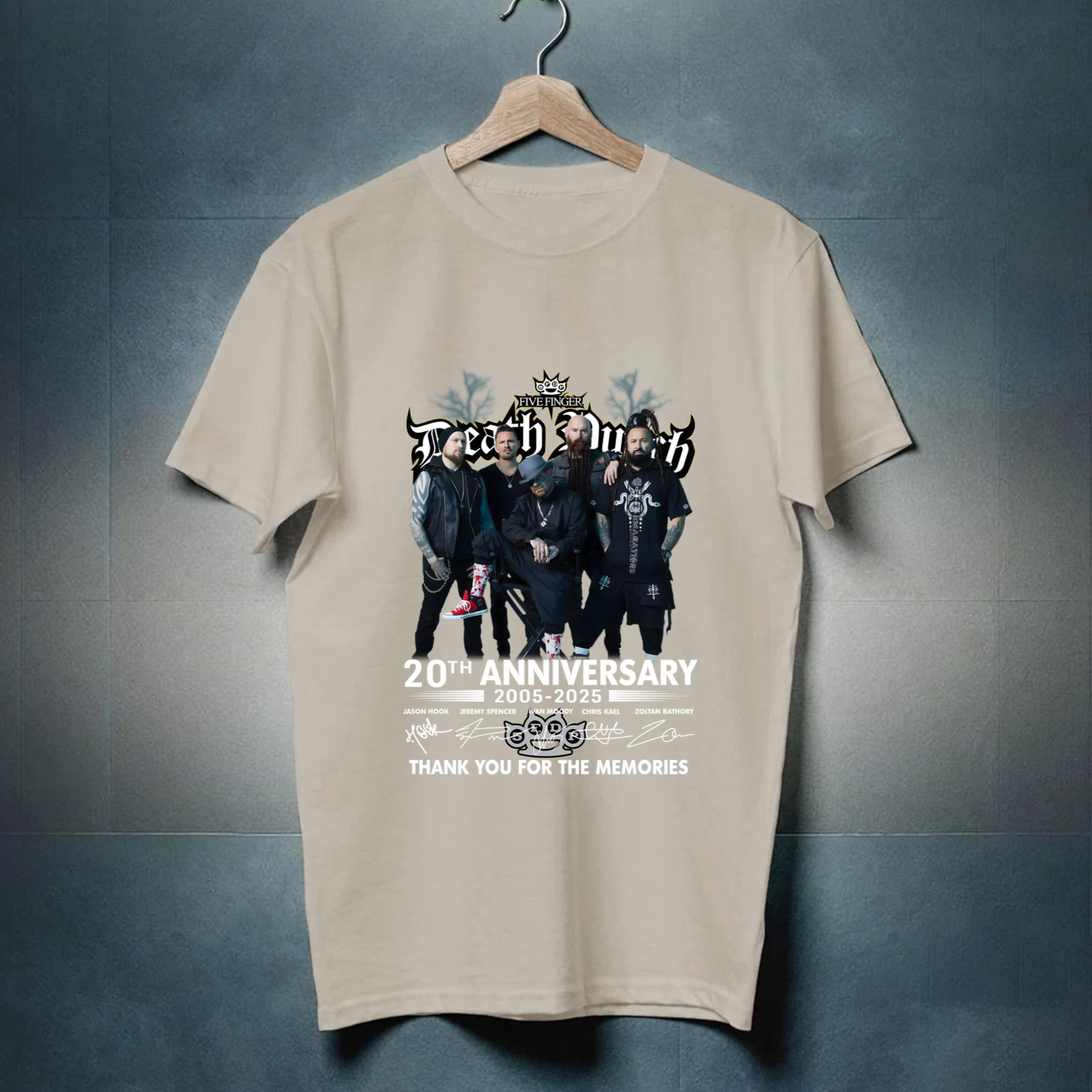 Five Finger Death Punch Band 20th Anniversary Shirt, Five Finger Death ...